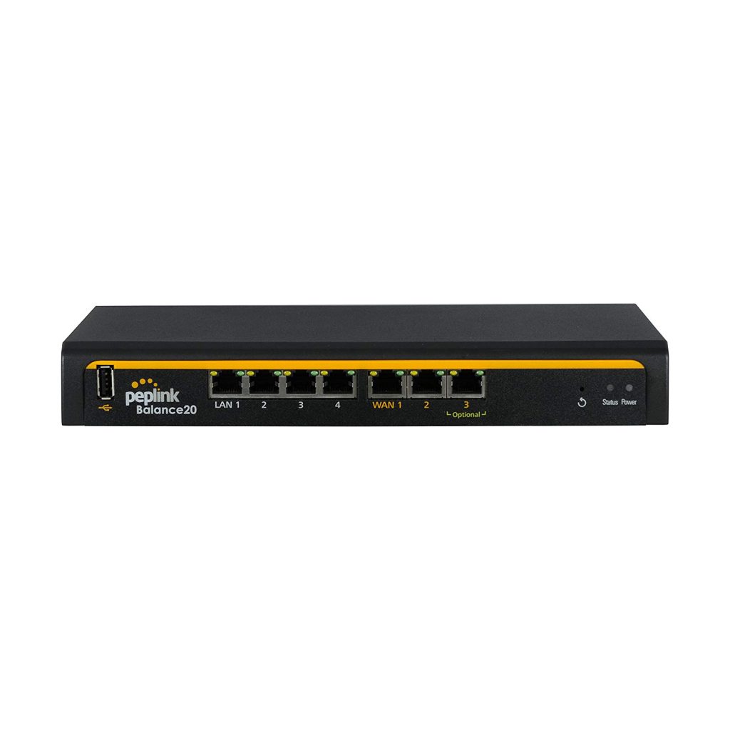 Peplink Balance 20 Dual-WAN Router (BPL-021) - Olympian LED