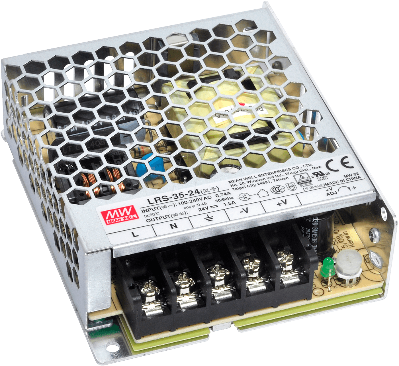 LRS 35 5 Mean Well Switching Power Supplies 35W 5V 7A LRS 35 5
