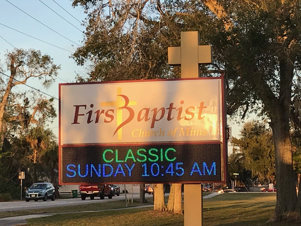 Church LED Sign - Olympian LED